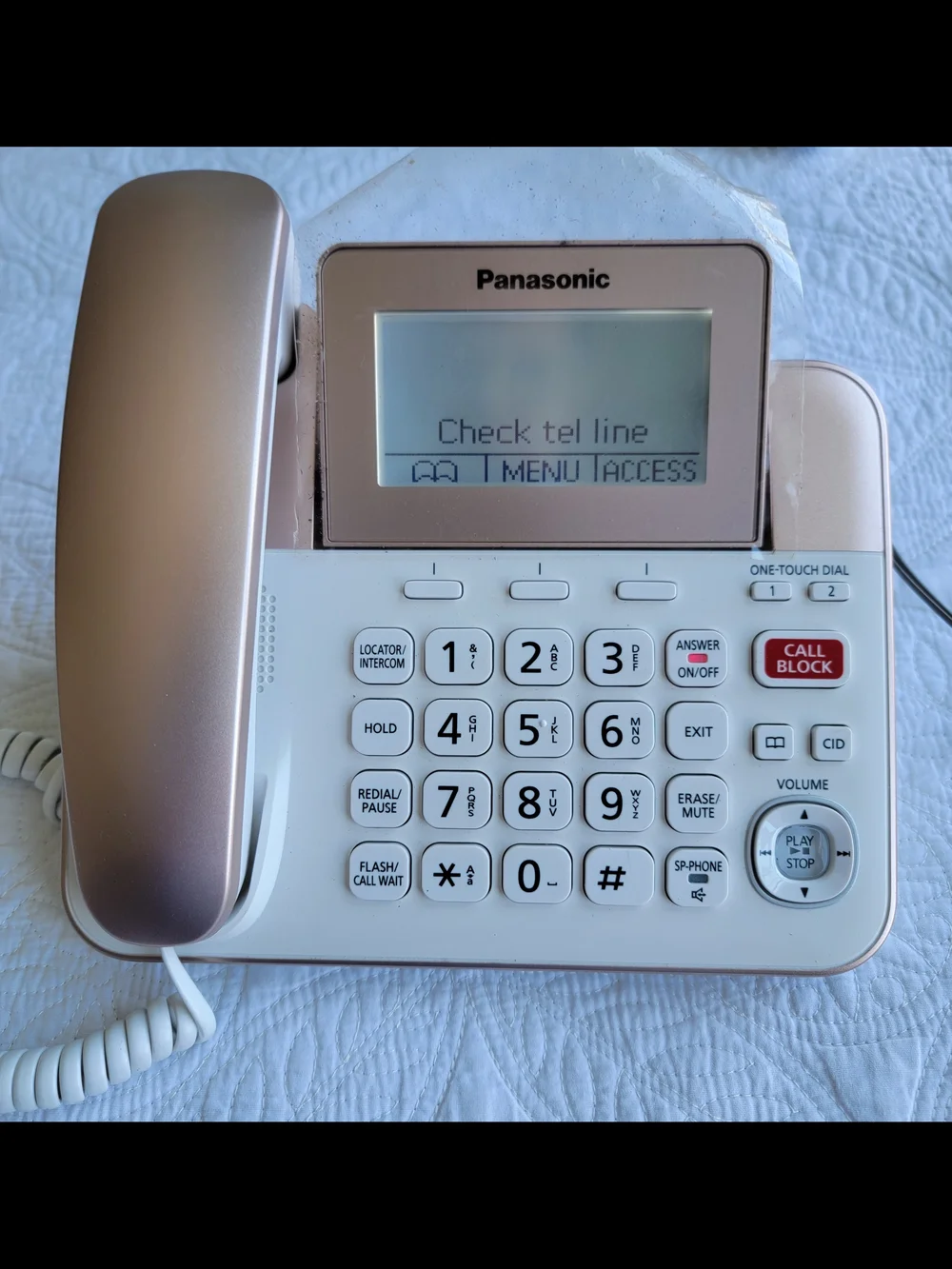Panasonic | Networking | Panasonic Kxtgf85 Cordedcordless Phone 3 ...